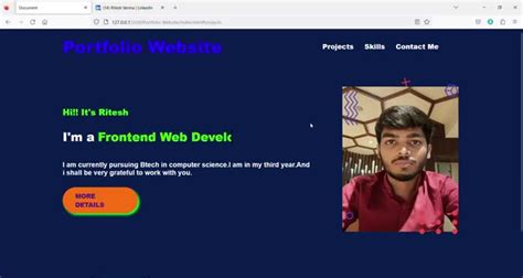 Video Ritesh Verma On Linkedin Portfoliowebsite Portfolio Website