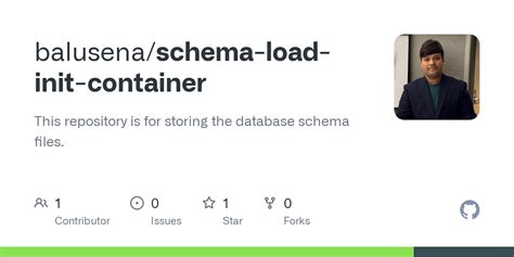 Github Balusenaschema Load Init Container This Repository Is For Storing The Database Schema