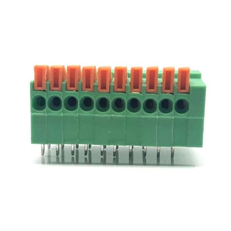 141r 254mm Pitch Pcb Spring Clamp Terminal Block Manufacturer