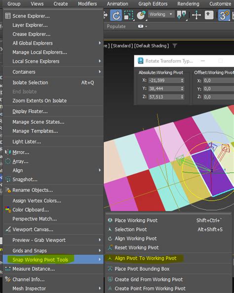 How Do I Align A Pivot Axis To A Line Autodesk Community