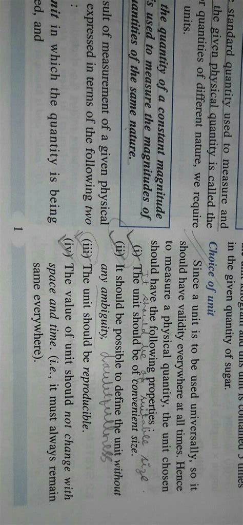 standard quantity used to measure and in the given quantity of sugar the