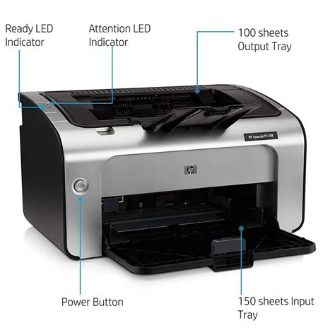 Hp Laserjet P1108 Plus Single Function Monochrome Laser Printer At