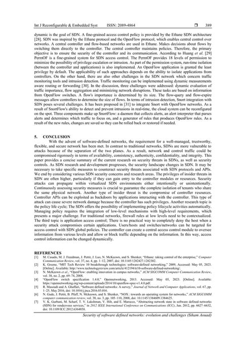 Security Of Software Defined Networks Evolution And Challenges Pdf