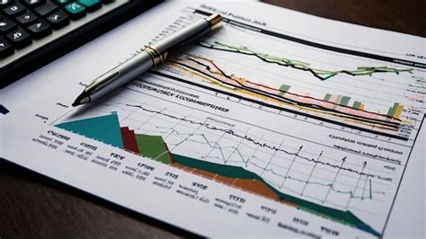Premium Photo Detailed Business Charts And Graphs On A Desk For Analysis