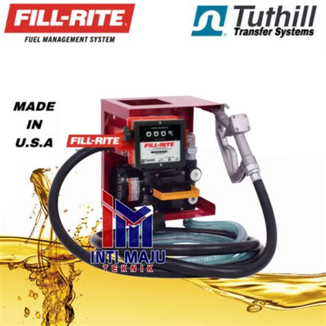 Jual Flow Meter Minyak Solar Set Pomp Transfer Bbm Pompa Set Fill Rite Jakarta Barat Im