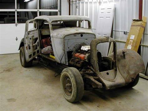 Hot Rod Project 1934 Plymouth Coupe Rebuilt Motor New Parts