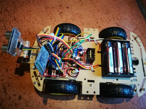 4 wd 2wd auto obstacle avoidance car bluetooth control car arduino project hub