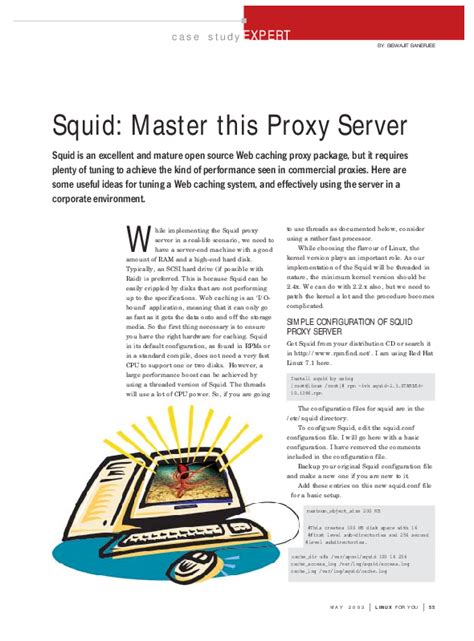 Pdf Simple Configuration Of Squid Proxy Server