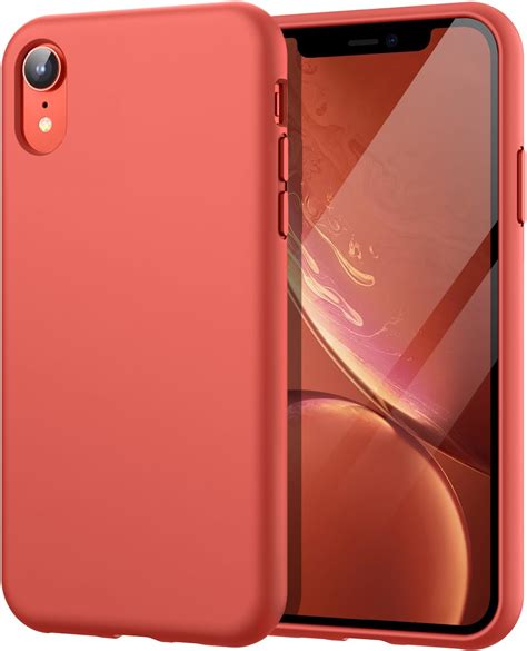 Jetech Silicone Case For Iphone Xr 6 1 Inch Silky Soft Touch Full