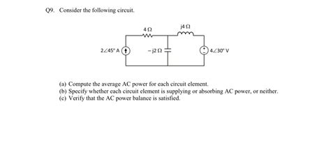 Solved Q Consider The Following Circuit A Compute The Chegg