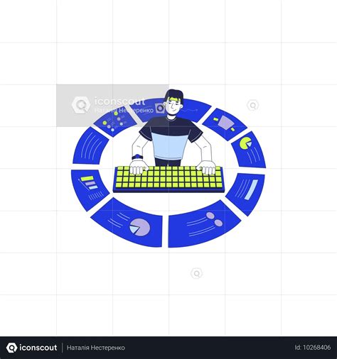 Man Doing Data Analytics Animation Free Download Science And Technology