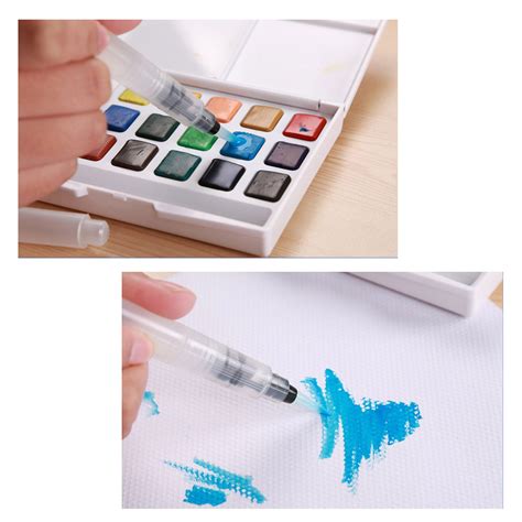 6pcs Assorted Tips Art Water Coloring Brush Pens S Vicedeal