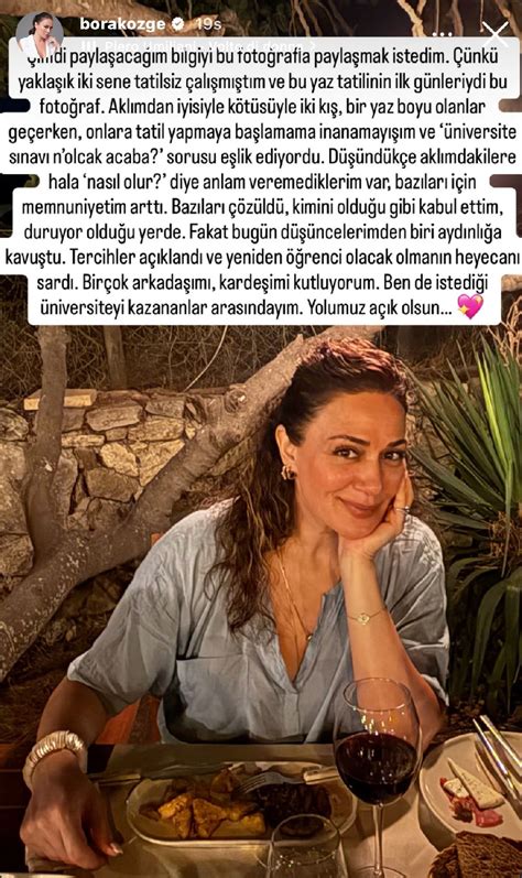Özge Borak üniversiteyi Kazandı Magazin