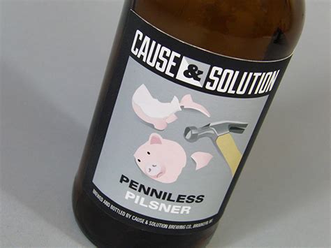 Cause And Solution Beer On Behance