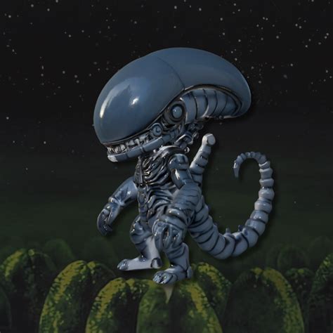 👽 Chibi Xenomorph Tender And Lethal Alien・ Stl File For 3d Printing・cults