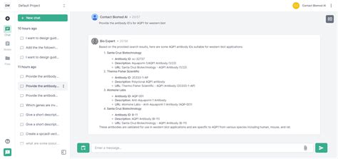 Biomod AI AI Assistant For Biotech R D