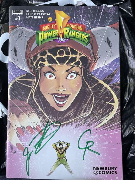 Had My Mmpr 1 Comic By Boom Signed By Jason David Frank The Green