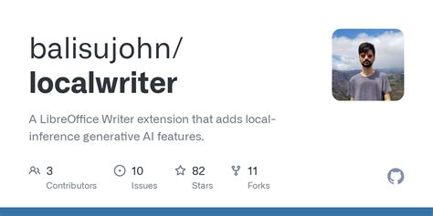 Github Balisujohn Localwriter A Libreoffice Writer Extension That