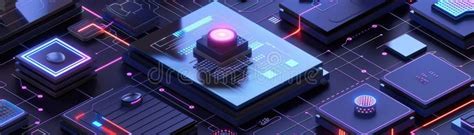 Illustration 3d Model Cybersecurity System With Ai Threat Detection And Firewall Protection