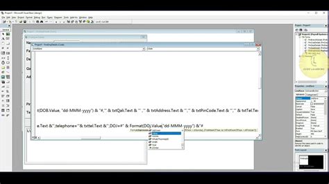 Visual Basic 6 0 Payroll Project Frmempdetails Update Data Codelearning Youtube