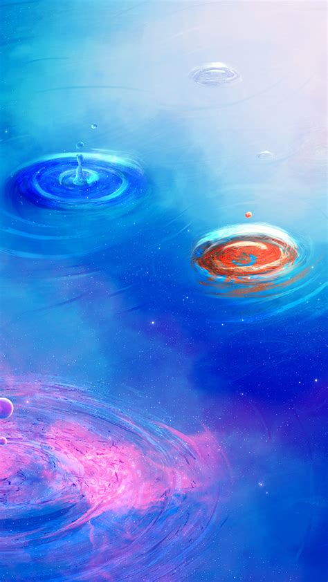 Space Drops Waves Colors Wallpaper Hd Abstract Wallpapers 4k Wallpapers