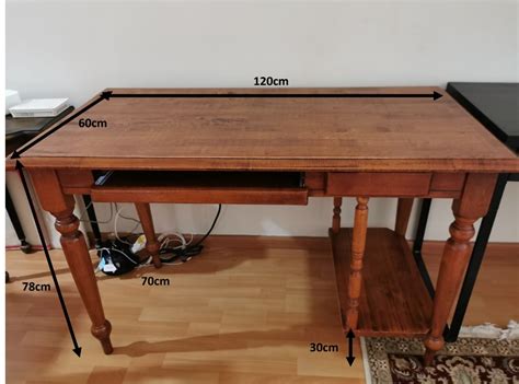 Computer Desk With Drawer And Keyboard Compartment Furniture Home Living Furniture Tables