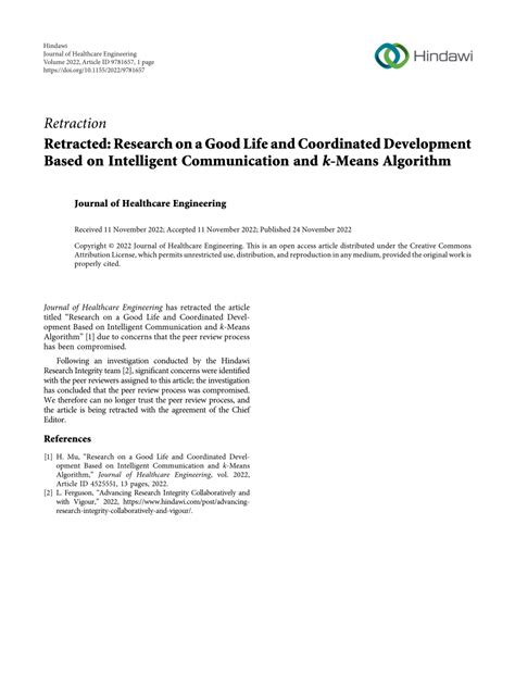 Pdf Retracted Research On A Good Life And Coordinated Development
