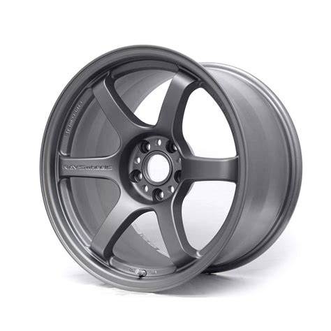 Gram Lights 57dr 18x95 38 5x1143 Semi Gloss Black Wheels Wrx Sti