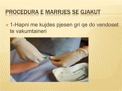 Marrja E Analizave Te Gjakut Venozarterial Dhe Kapilarpptx