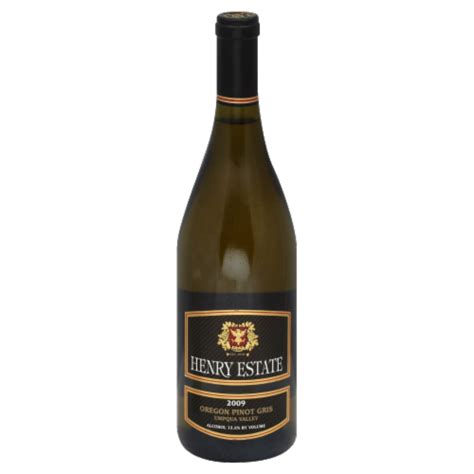 Henry Estate Oregon Pinot Gris 750 Ml Frys Food Stores