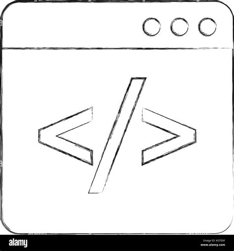 coding window web programming development stock vector image and art alamy