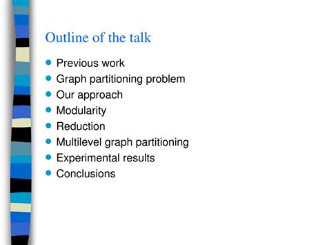 Ppt A Scalable Multilevel Algorithm For Community Structure Detection