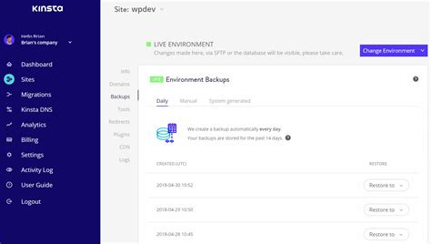 export redirects to csv new backup ui and quick navigation