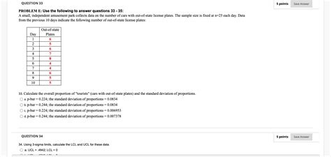solved problem e use the following to answer questions 33