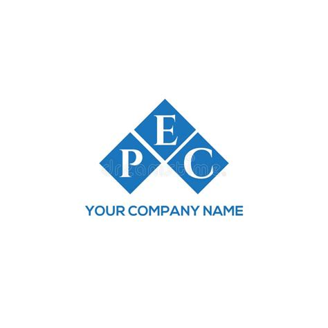 Pec Letter Logo Design On Black Background Pec Creative Initials Letter Logo Concept Pec