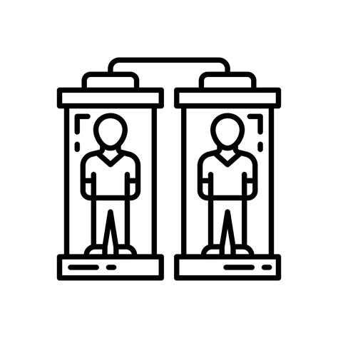 Cloning Machine Icon In Vector Illustration 24246638 Vector Art At