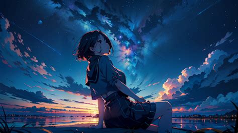 1920x1080 Resolution Happiest Anime Girl Hd Ai Art 1080p Laptop Full Hd