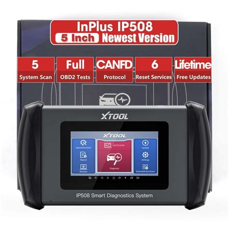 xtool inplus ip508 automotive diagnostic scan tool 5 system obd2 auto