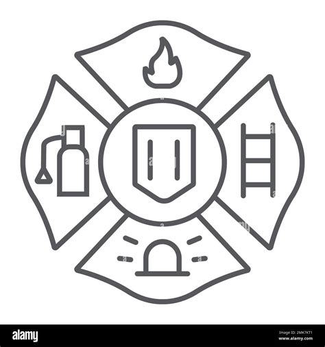 Firefighter Symbols Pattern Firefighter Mascot Logo