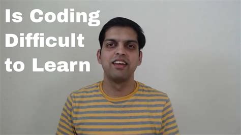 Is Coding Difficult To Learn Youtube