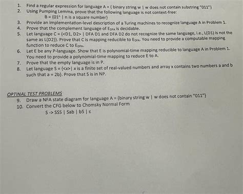 Solved Find a regular expression for language A= { ﻿binary | Chegg.com