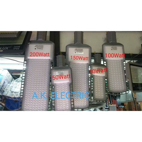Jual LAMPU JALAN PJU LED 30 50 100 150 200W WATT LED PJU 220V LAMPU JALAN 200Watt Putih