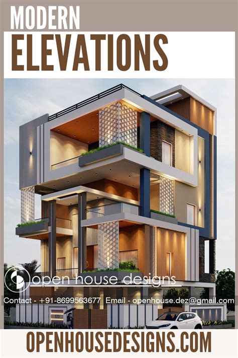 7 Front Elevation Ideas Front Elevation Modern House Facades Facade Architecture