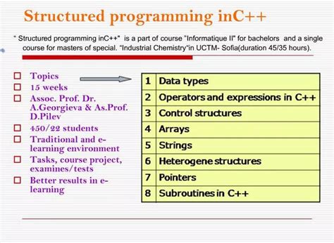 Ppt Structured Programming In C Powerpoint Presentation Free