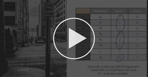the two way anova model as a regression model two way anova and