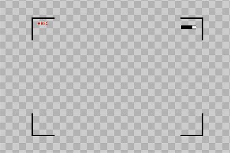 투명 한 배경 사진 프레임 Vcr 디지털 디스플레이 카메라 벡터 프레임의 뷰 파인더 프레임 0명에 대한 스톡 벡터 아트 및 기타