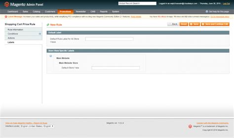 magento shopping cart and catalog price rules guide