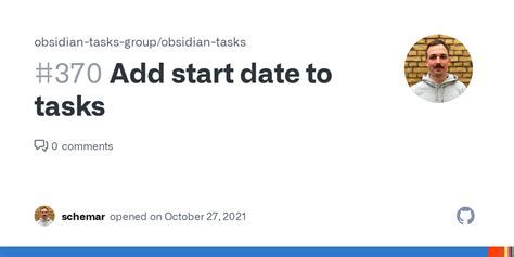 add start date to tasks · issue 370 · obsidian tasks group obsidian