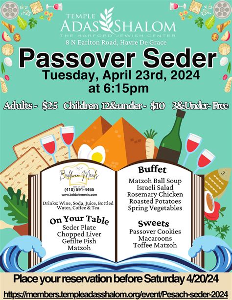 Apr 23 Congregational Second Night Sedar Bel Air Md Patch