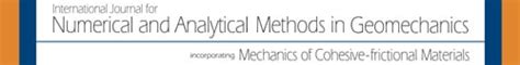 International Journal For Numerical And Analytical Methods In